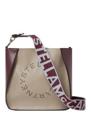Stella McCartney Stella McCartney Stella Logo Shoulder Bag Moss And Wine