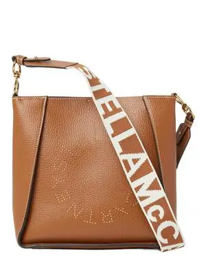Stella McCartney Stella McCartney Stella Logo Shoulder Bag Pecan