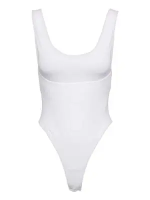 Alaïa Cutout Bodysuit - White