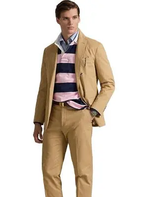 Ralph Lauren Stretch Chino Suit Trouser - Monument Tan