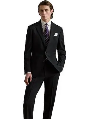 Ralph Lauren Gregory Hand-tailored Wool Twill Suit - Black