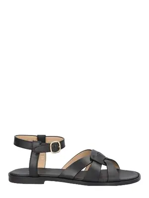 DOUCAL'S Ankle Strap Sandals - Black