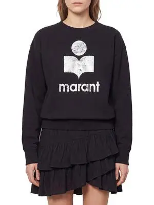 Isabel Marant Étoile Logo Sweatshirt - Black