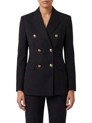GOLDEN GOOSE Double Breasted Jacket - Black