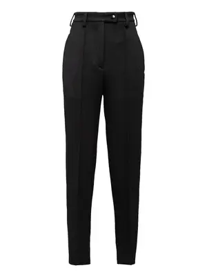 Prada Virgin Wool Pants - Black