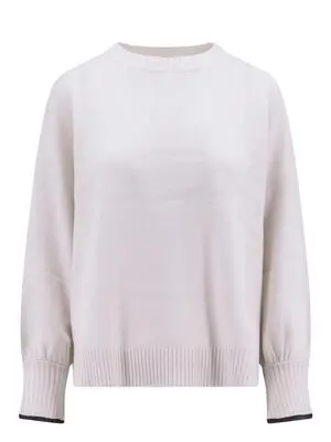 Brunello Cucinelli Cashmere Sweater - White