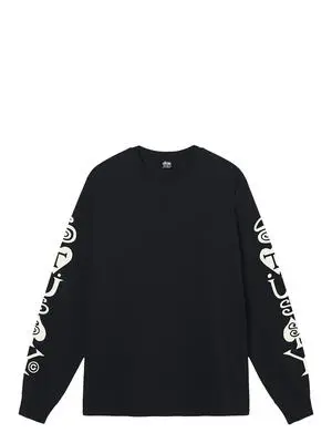 StÜssy Hearts And Spades Long-sleeve Tee - Black