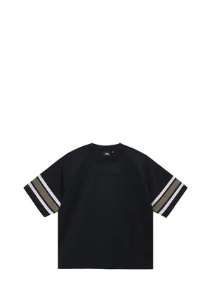 StÜssy Surfman Mesh Football Jersey - Black