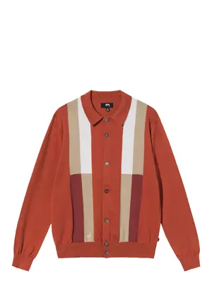 StÜssy Color Block Sweater - Orange