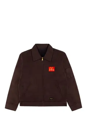 CACTUS JACK BY TRAVIS SCOTT X Mcdonald's Billions Served Work Jacket - Brown