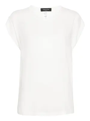 FABIANA FILIPPI Fabiana Filippi Chiffon-Crepe T-Shirt
