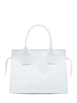 Marsèll Curva Piccola Leather Tote Bag - White
