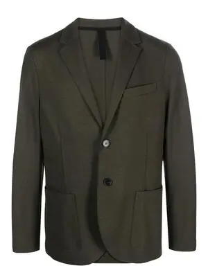 Harris Wharf London Single-breasted Wool Blazer - Green