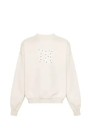 MISBHV Logo-print Cotton Sweatshirt - Neutrals