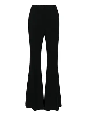 Nina Ricci Tailored Flared Trousers - Black