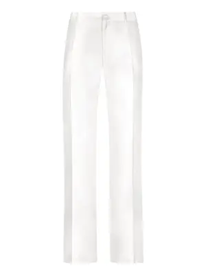 Dolce & Gabbana Straight-leg Tailored Trousers - White