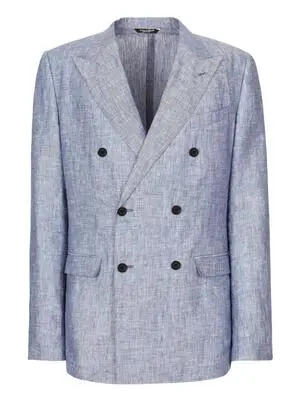 Dolce & Gabbana Taormina Double-breasted Blazer - Blue