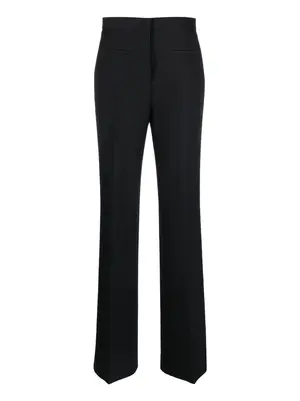 MSGM Mid-rise Tailored Trousers - Black