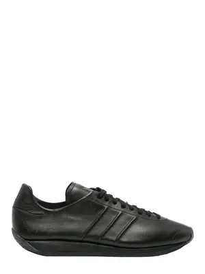 Y3 X Adidas Country Leather Sneakers - Black
