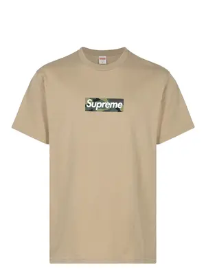 Supreme Box Logo Cotton T-shirt - Neutrals