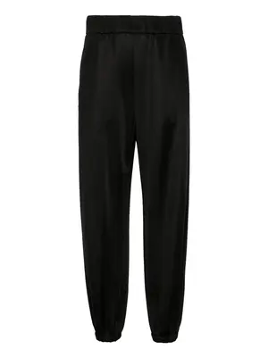 JIL SANDER High-waist Tapered Trousers - Black