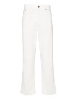 LANVIN Straight-leg Jeans - White