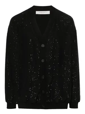 Golden Goose Sequin-embellished Cardigan - Black