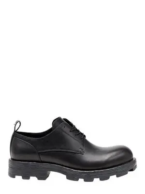 DIESEL D-hammer Leather Derby Shoes - Black