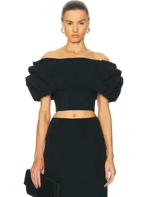 Gabriela Hearst Erwan Top - Black