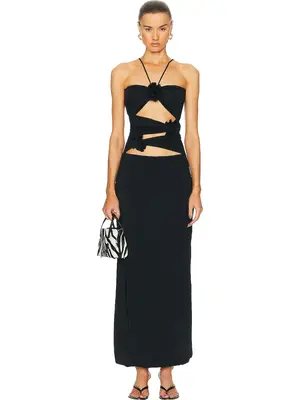 MAYGEL CORONEL Veranera Maxi Dress - Black
