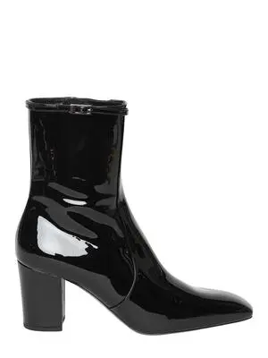 Saint Laurent Betty Leather Boots - Black
