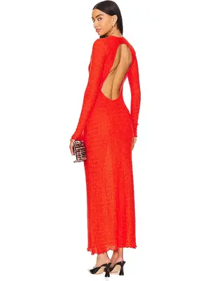SIEDRES Lendi Maxi Dress - Orange