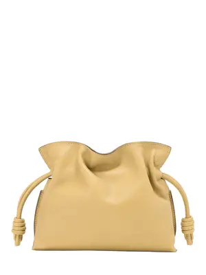 Loewe Mini Flamenco Shoulder Bag Dark Butter