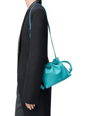 Loewe Mini Flamenco Shoulder Bag Deep Turquoise