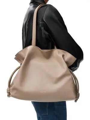 Loewe LOEWE Large Flamenco Clutch Sand