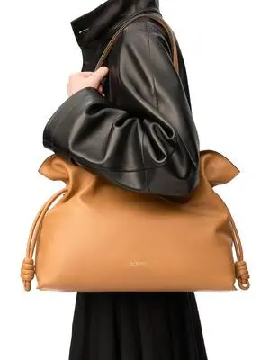 Loewe Large Flamenco Clutch - Warm Desert