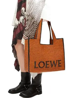 Loewe LOEWE Large Font Tote Honey Gold