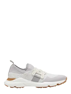 TOD'S Tod's Stretch Knit Runner Sneakers Bianco Calce