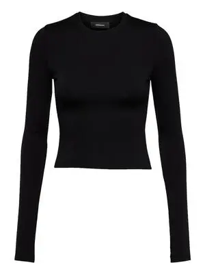 Wardrobe.NYC Wardrobe.NYC Jersey Top Black