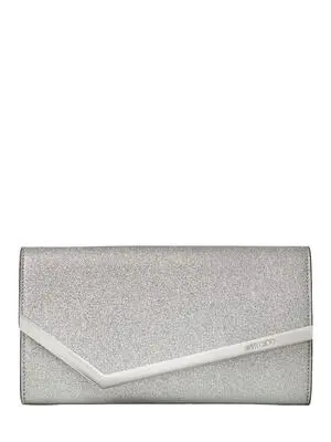 JIMMY CHOO Jimmy Choo Metallic Clutch Bag Silver