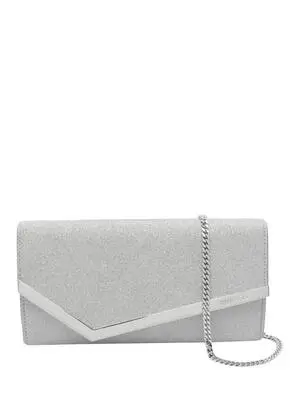 JIMMY CHOO Metallic Clutch Bag - Silver