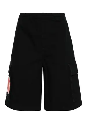44 LABEL GROUP Id Canvas Cargo Shorts - Black