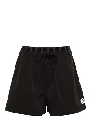Kenzo Boke 2.0 Drawstring Mini Shorts - Black