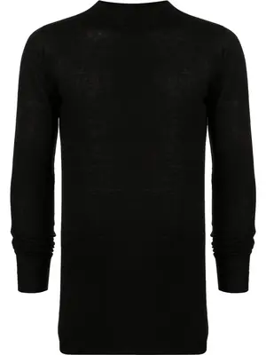 Rick Owens Semi-sheer Cashmere Jumper - Black