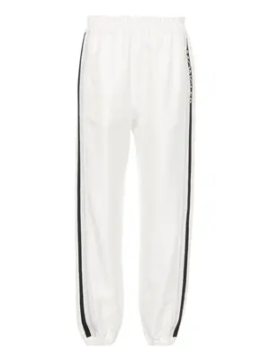 Moncler Logo-embroidered Track Pants - Neutrals