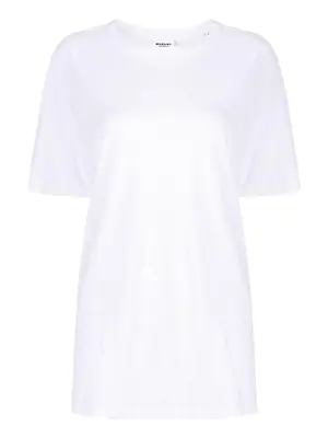 MARANT ETOILE Zewel Linen T-shirt - White