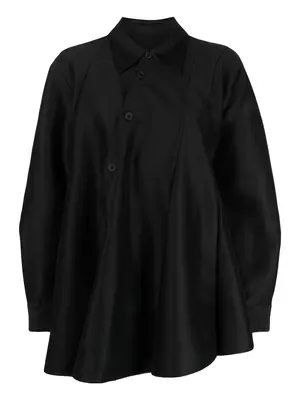 JNBY Asymmetric A-line Shirt - Black