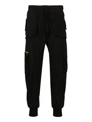 THOM KROM Drawstring-waist Cargo Trousers - Black