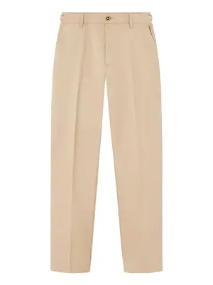 Versace Tapered-leg Chino Trousers - Neutrals
