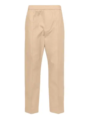 LANVIN Mid-rise Straight-leg Trousers - Neutrals